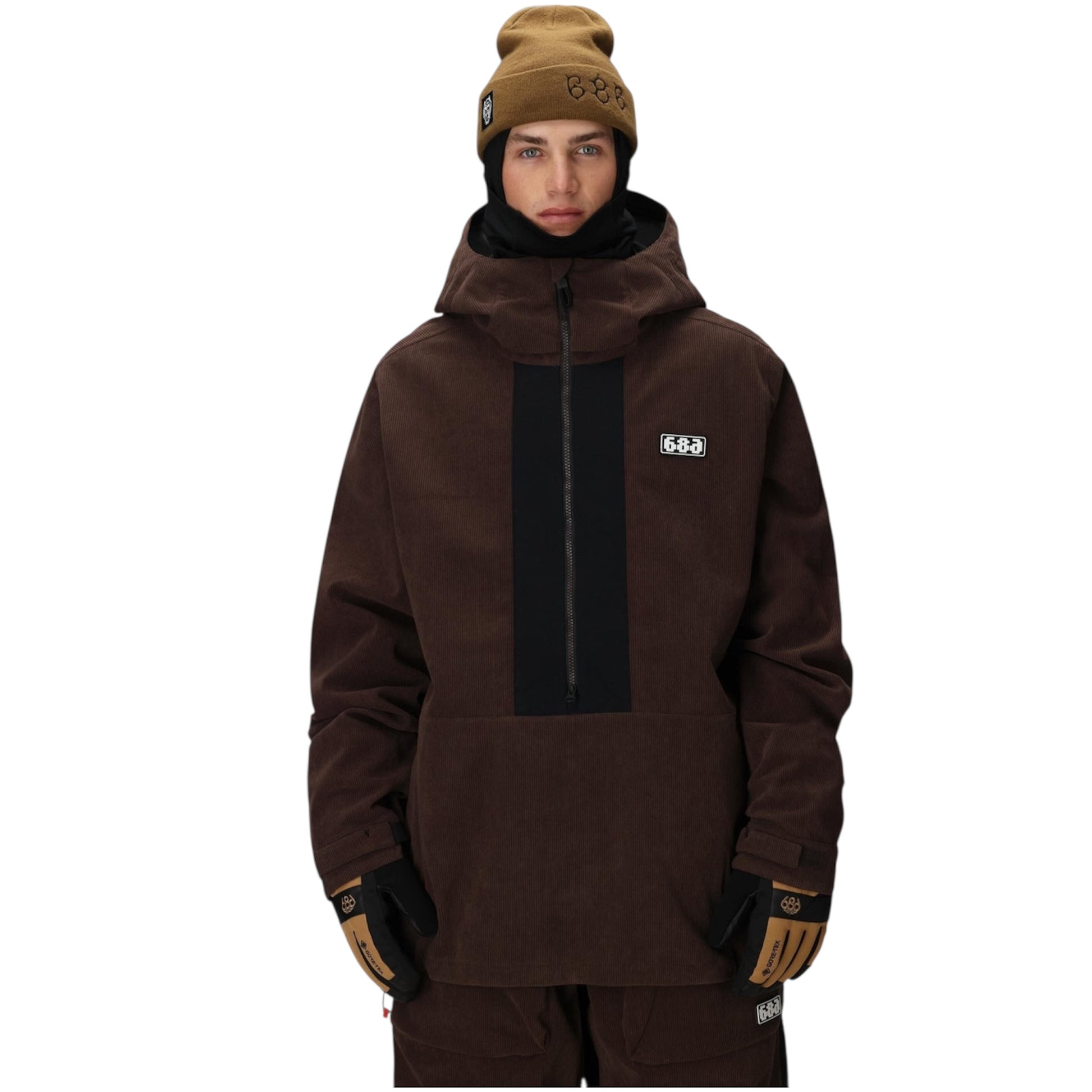 686 GHOST 2.5L ANORAK JACKET COFFEE CORDUROY – Rumor Boardshop