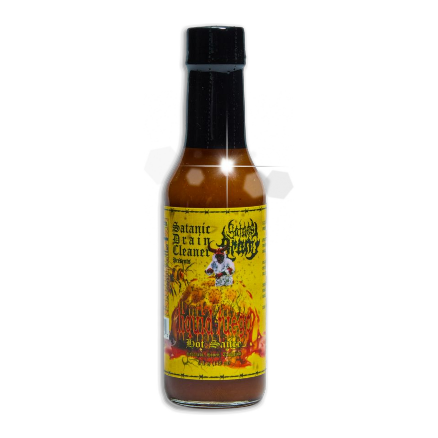 SATANIC DRAIN CLEANER LIQUIED FUEGO HOT SAUCE – Rumor Boardshop